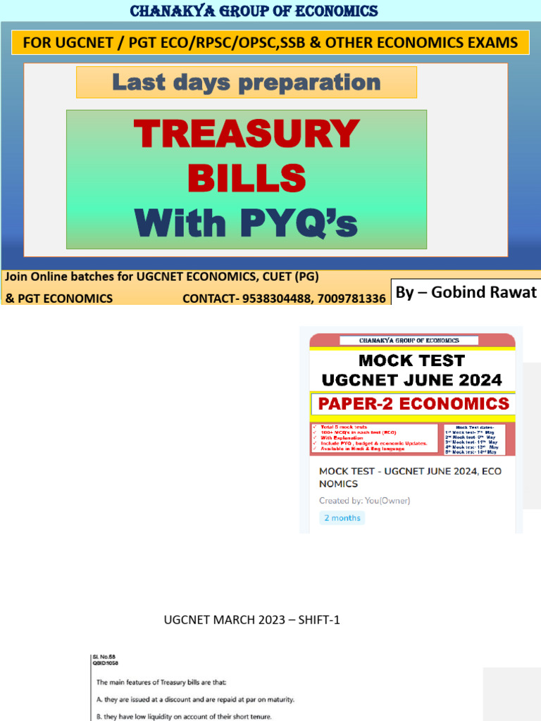 Treasury Bills | PDF