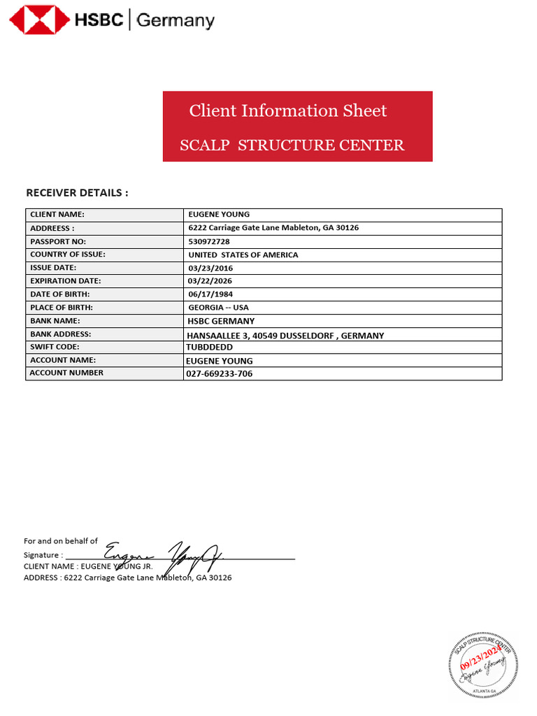 HSBC Germany Cis | PDF