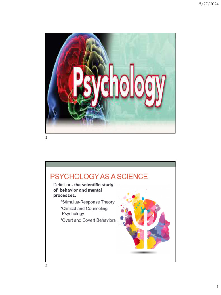 Psychology | PDF