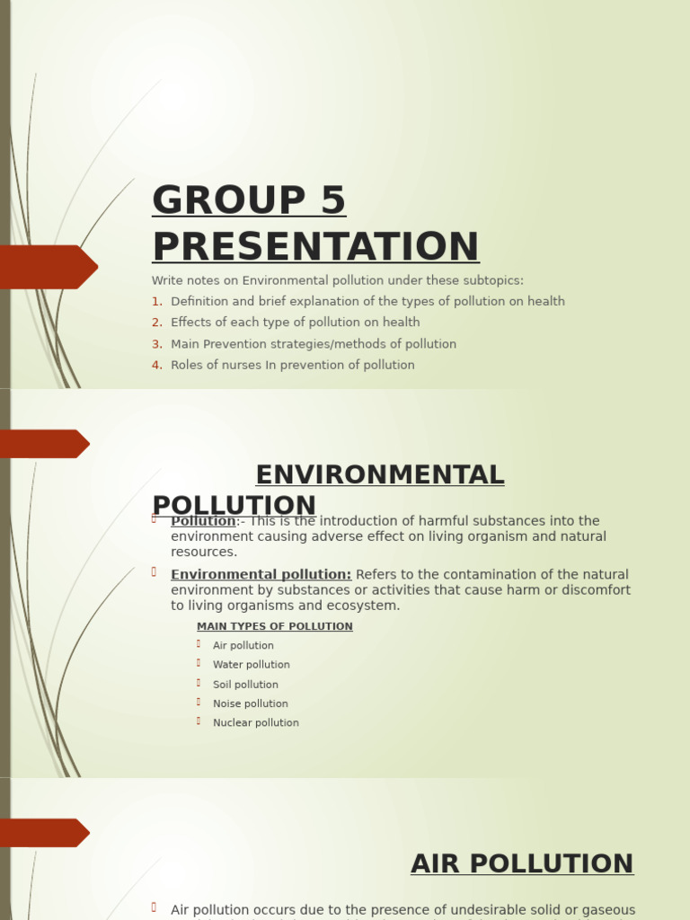 GROUP 5 PRESENTATION | PDF