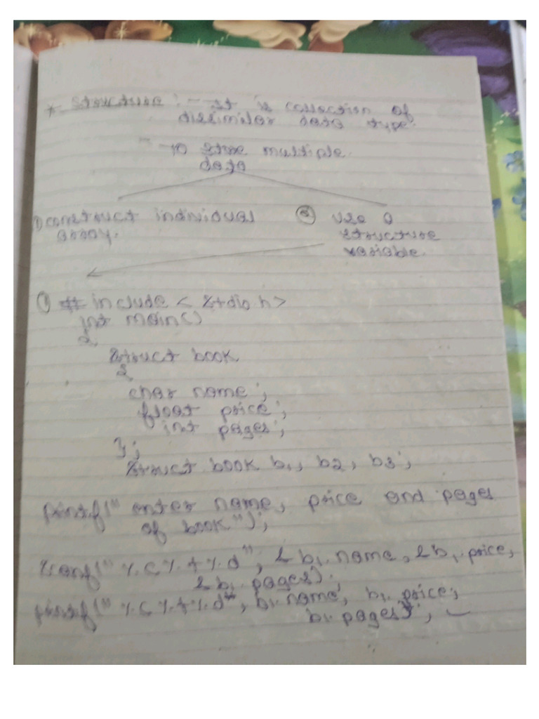 Structure in C | PDF