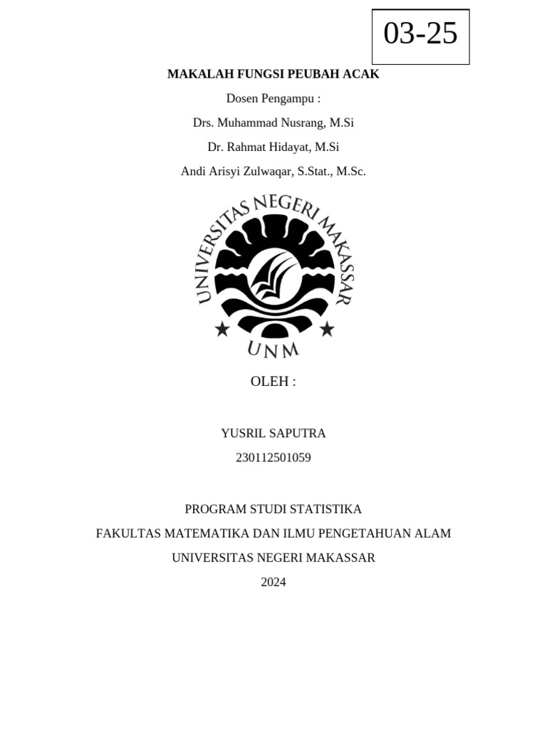 Makalah 1 | PDF