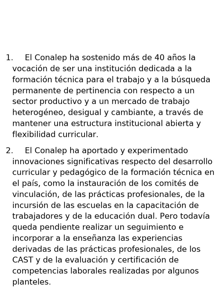 Conalep | PDF