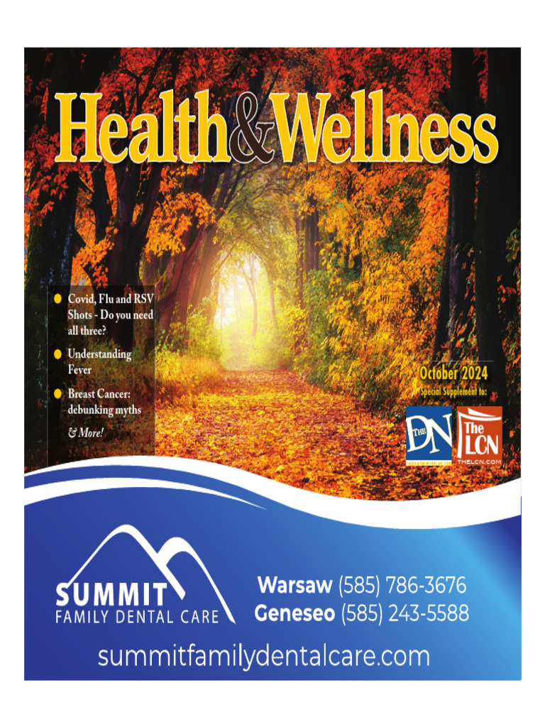 Health & Wellness (October 2024) | PDF | Breast Cancer | Fever