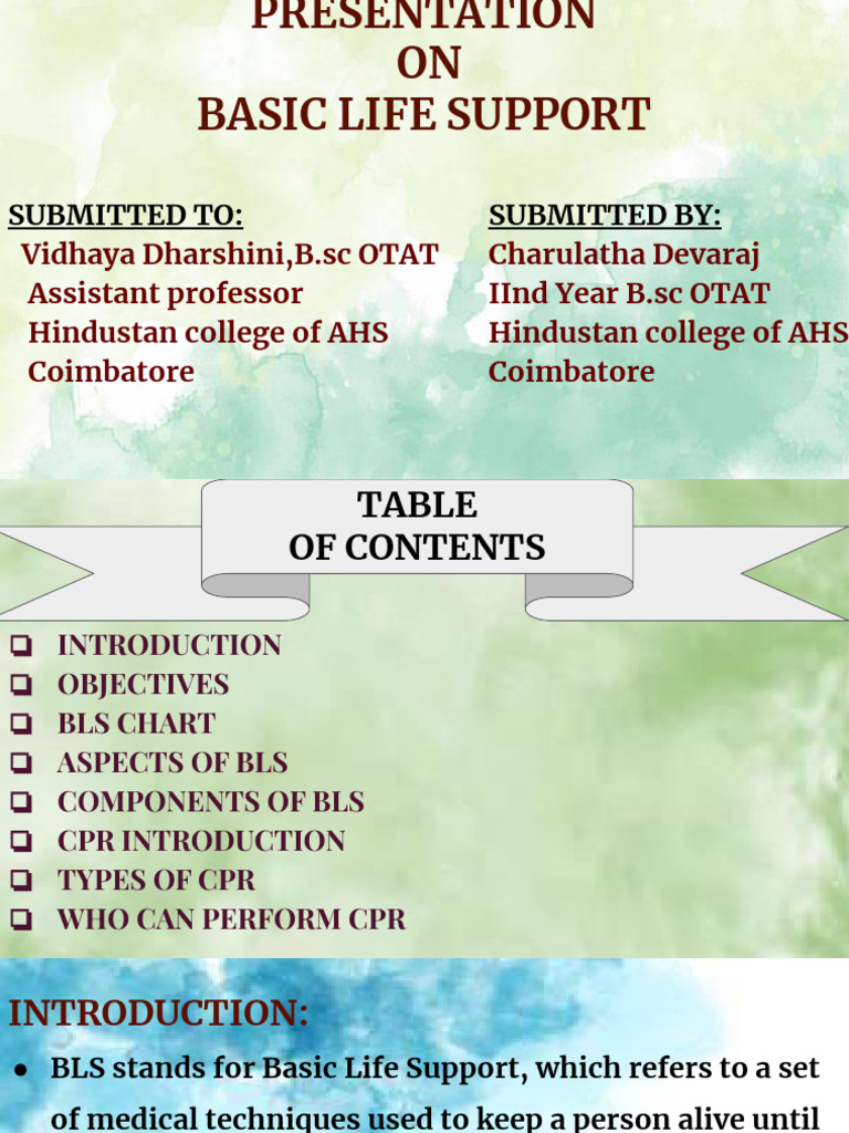 Basic Life Support | PDF