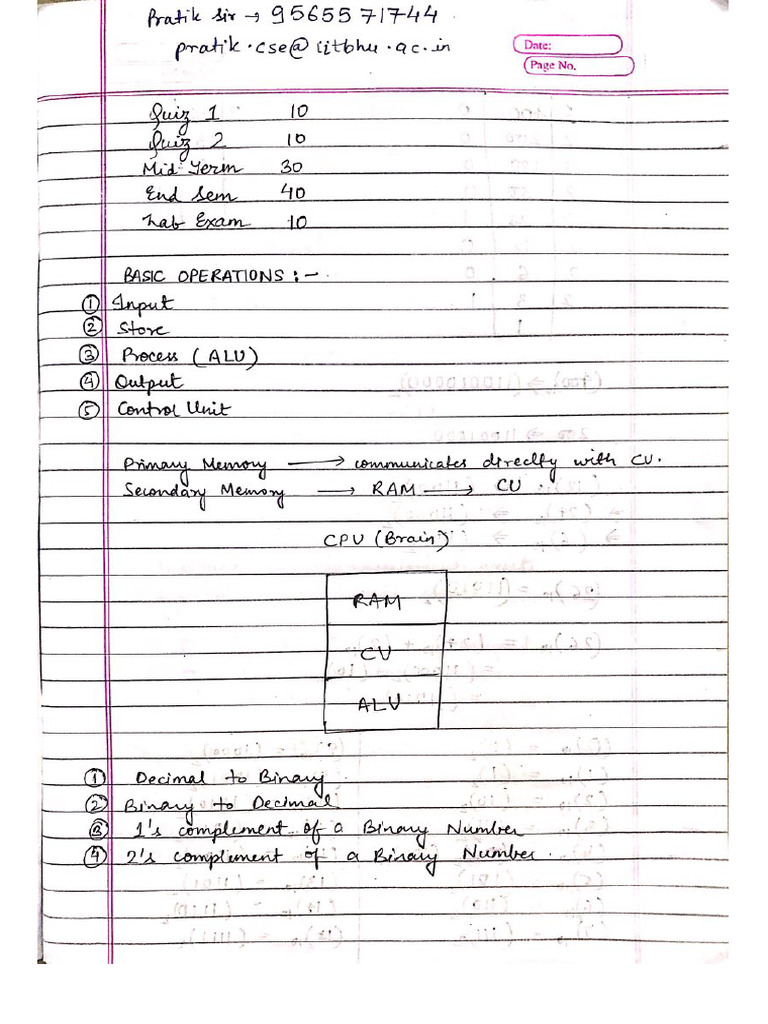 CSO Full Notes 20181117202926 | PDF