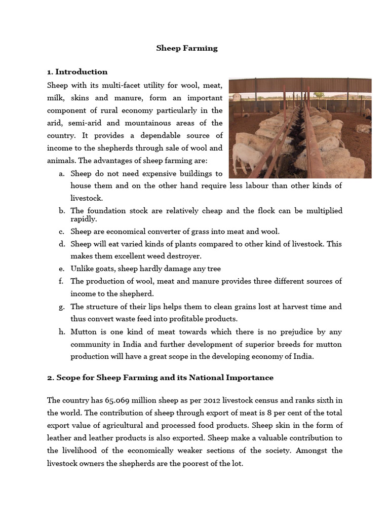 1207170208Model_Scheme_on_Sheep_Farming | PDF