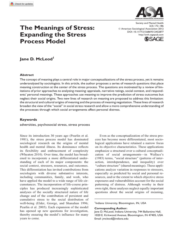 the-meanings-of-stress-expanding-the-stress-process-model | PDF
