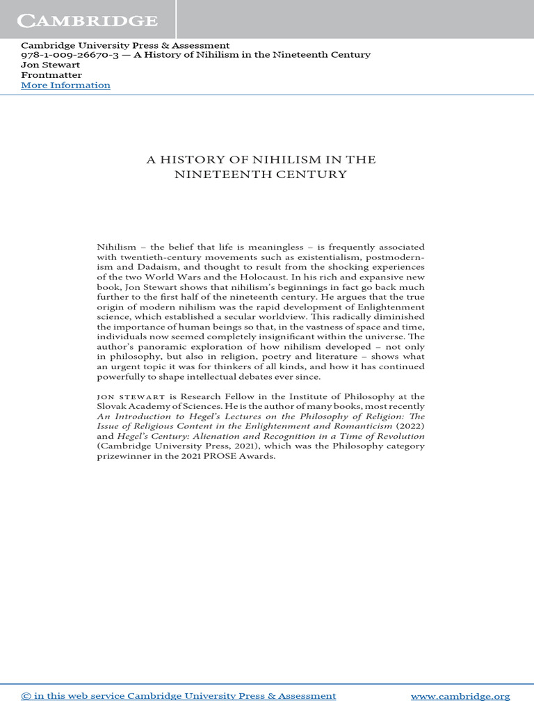 Nihilism | PDF