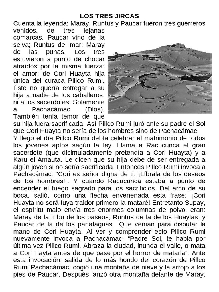 Los Tres Jircas | PDF