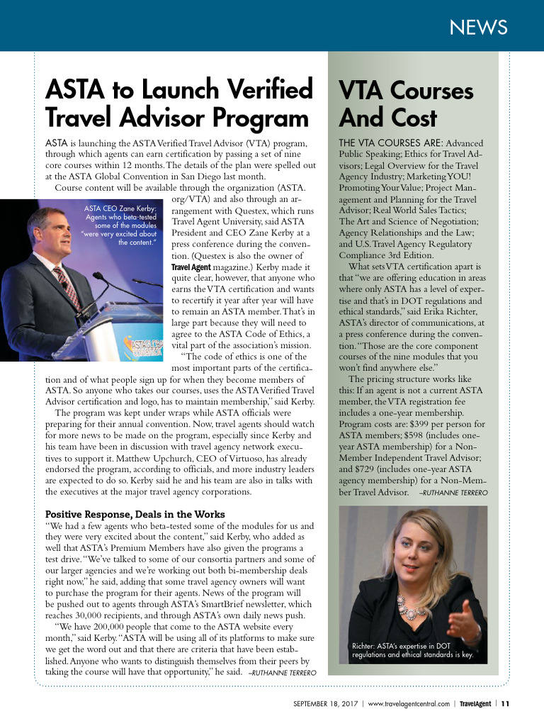ASTA To Launch Verified TA Program | PDF