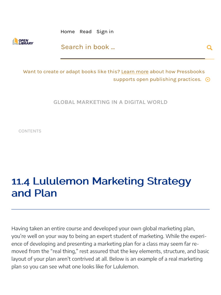 11.4 Lululemon Marketing Strategy and Plan - Global Marketing in A ...