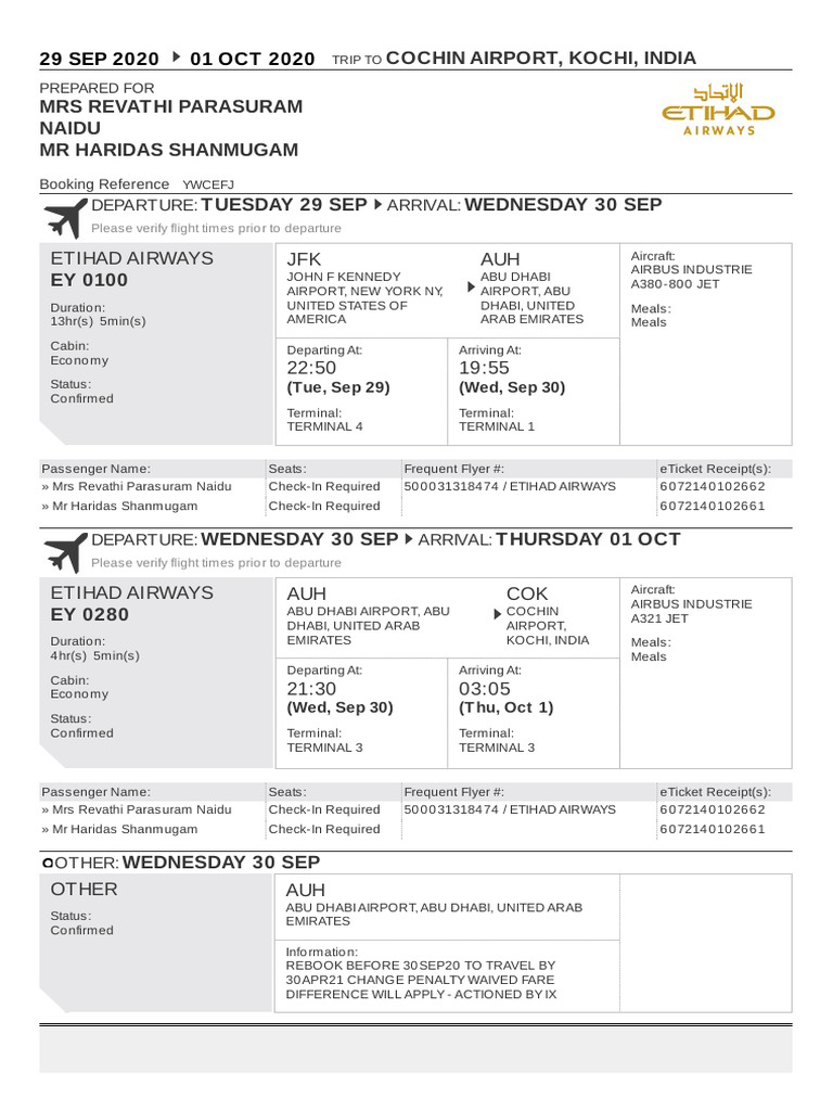 Travel Reservation | PDF