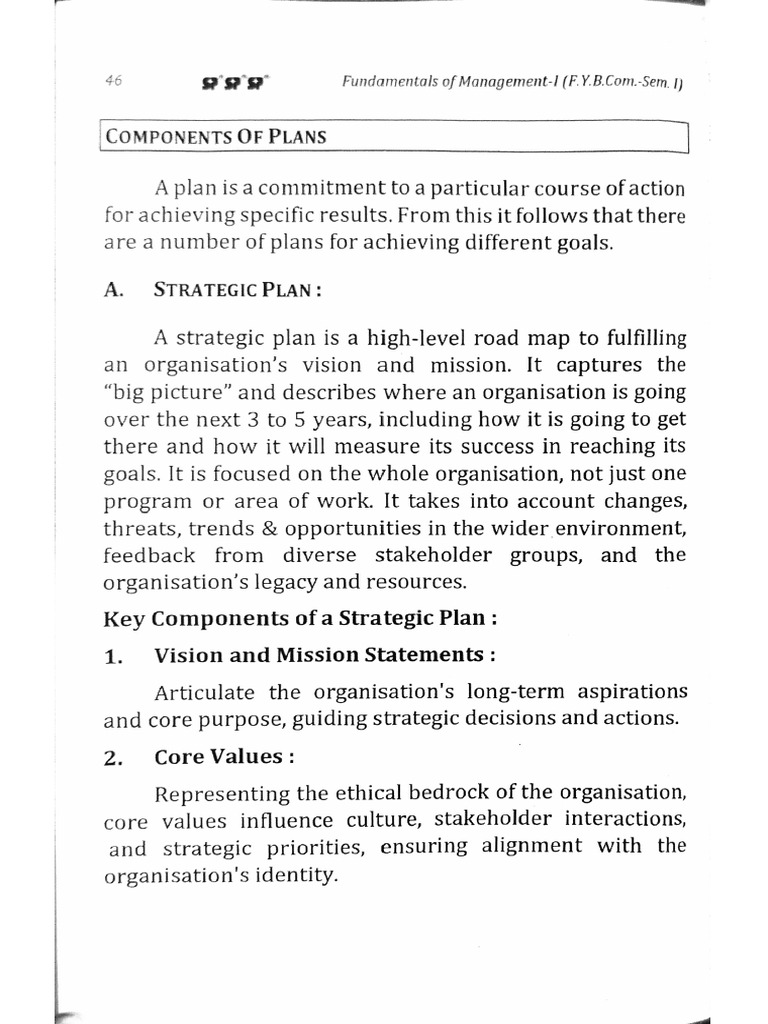 2.2 Components of Planning | PDF