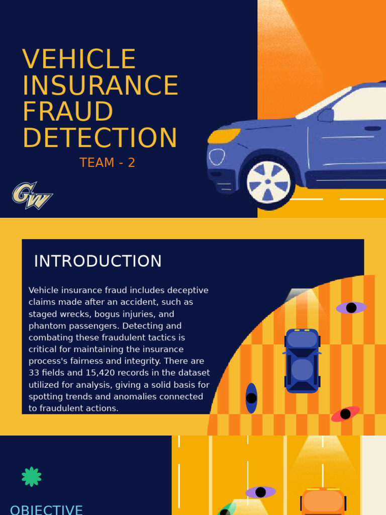 Vehicle Insurance Claim - Fraud Detection - Presentation | PDF