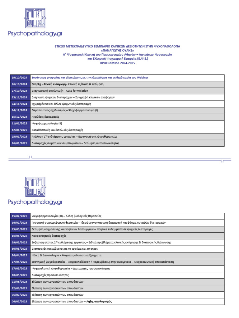 Programma Advanced 2024 25 | PDF
