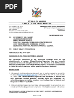 Namibia Public Service Hiring Guide | PDF | Recruitment | Employment