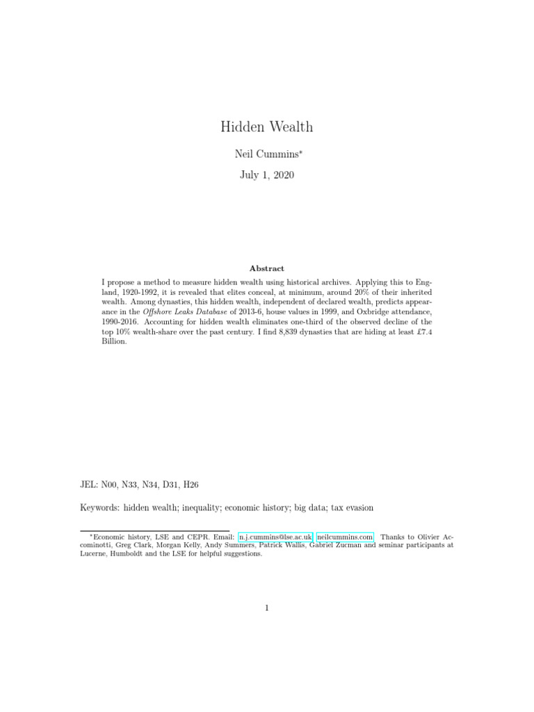 Cummins HW 2020 | PDF | Taxes | Wealth