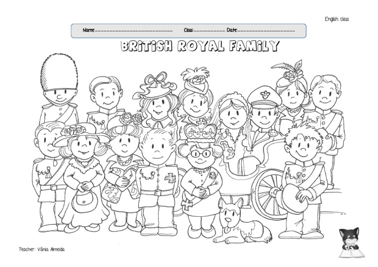 British Royal Family Colouring | PDF