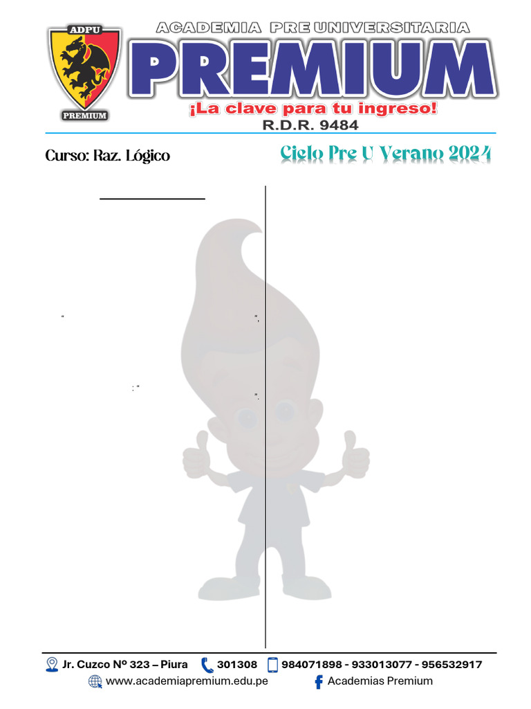 Raz Log-Pre U-Ver24-Ases-01 Logica Formal | PDF