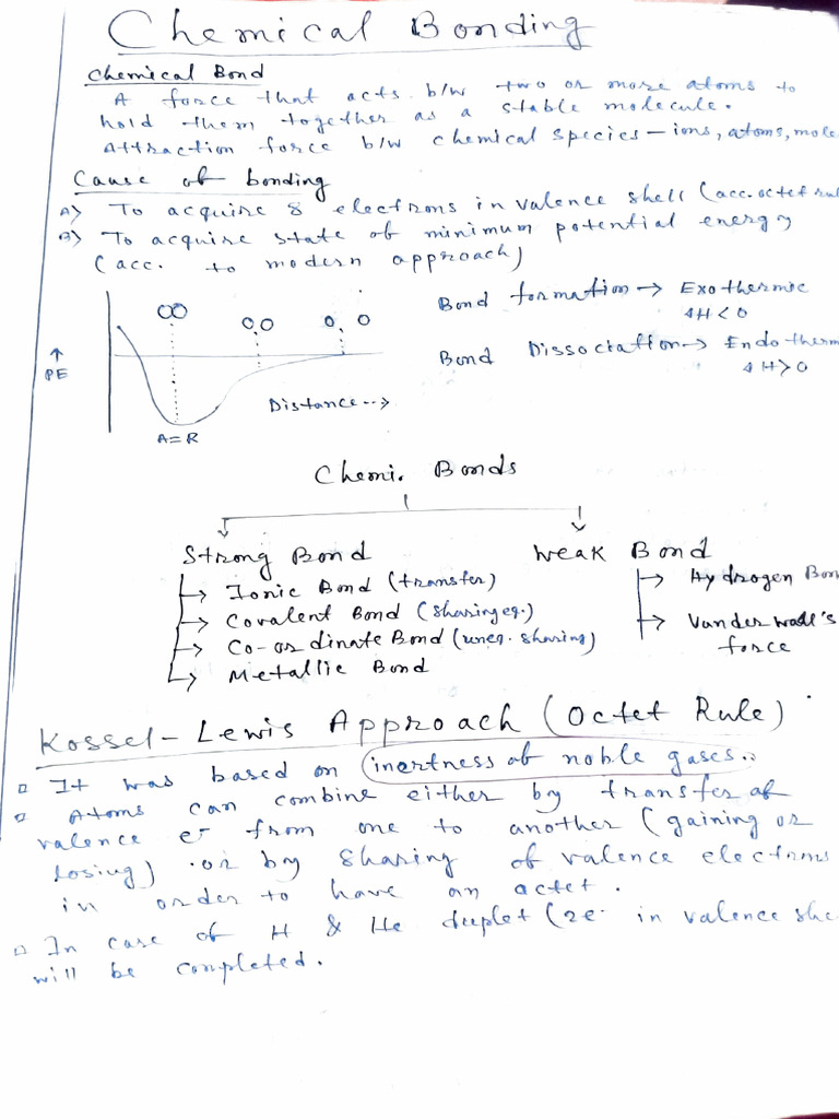 Chemical Bonding | PDF