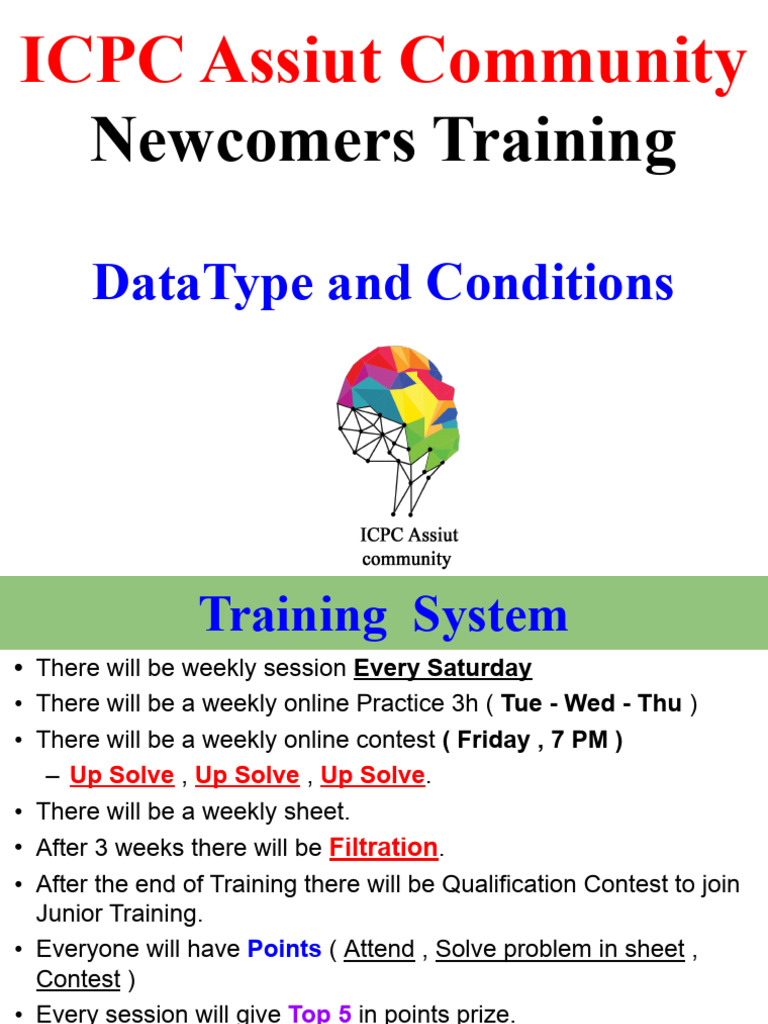 1 - DataType and Conditions | PDF