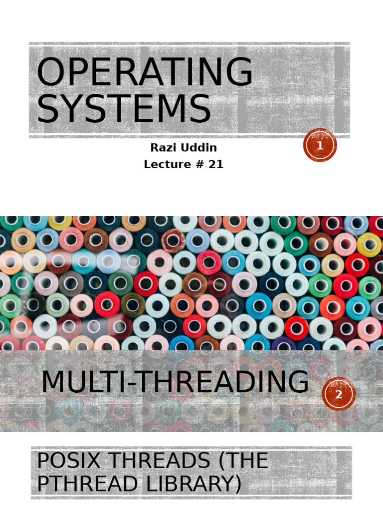 OS Lecture # 21 | PDF