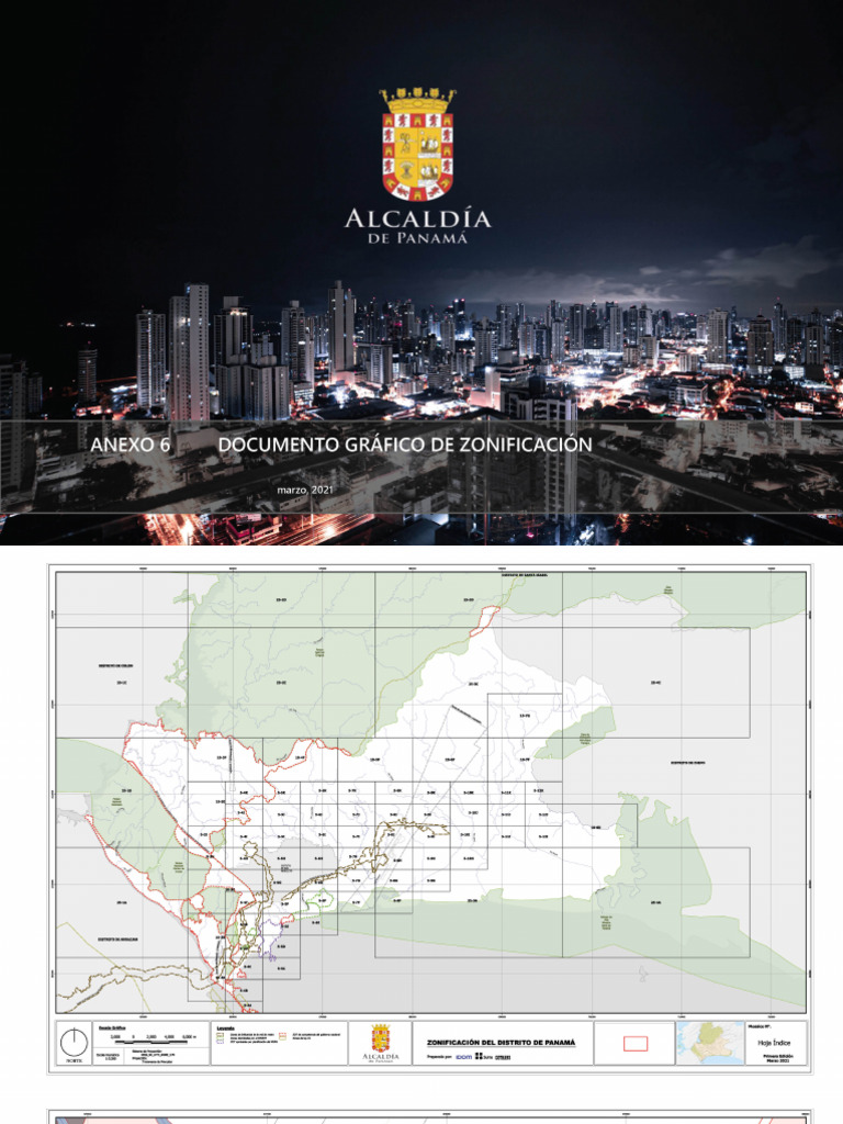 PLOT - Documento Grafico de Zonificacion - Ciudad de Panama | PDF