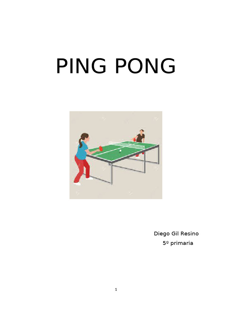 PING PONG | PDF