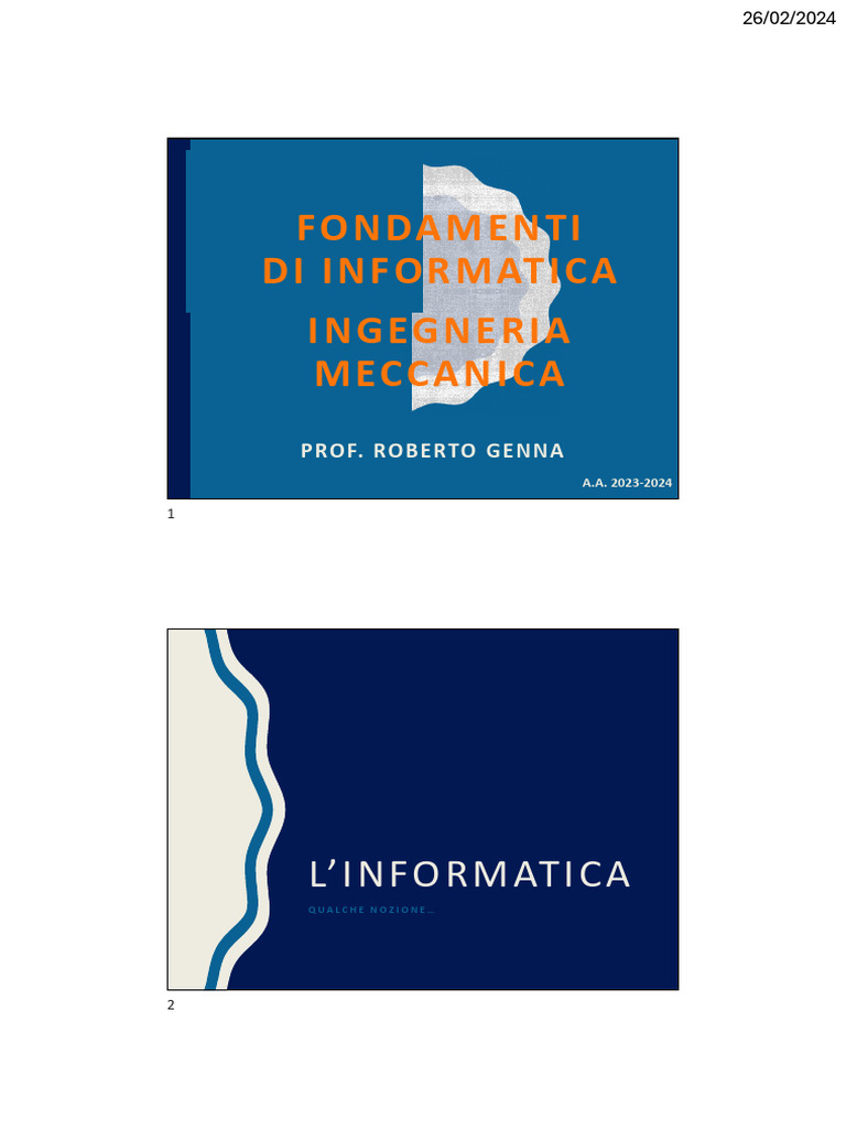 01a Informazione | PDF