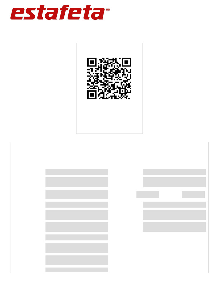 Codigo QR Estafeta | PDF
