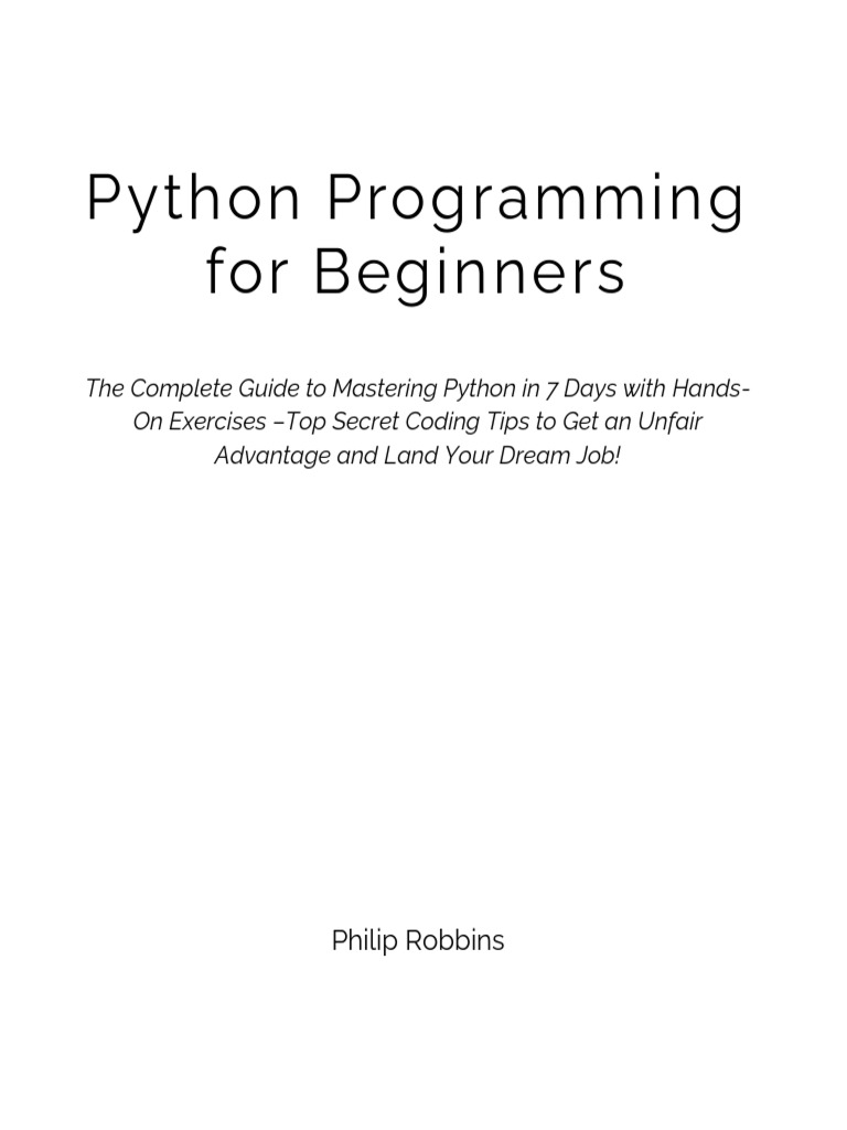 Python NB | PDF