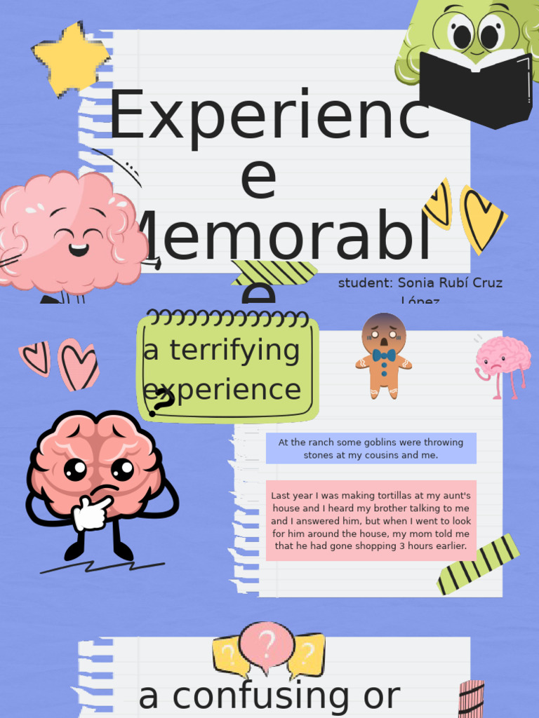 Experience Memorable | PDF