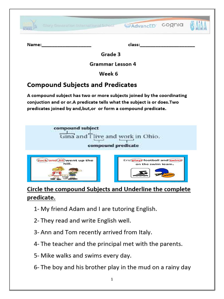 GR, 3 Grammar Week 6 | PDF