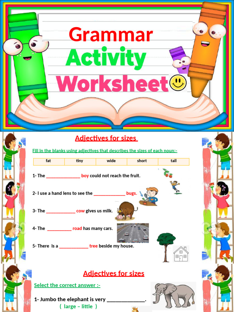 Grammar Worksheet Grade 1 | PDF
