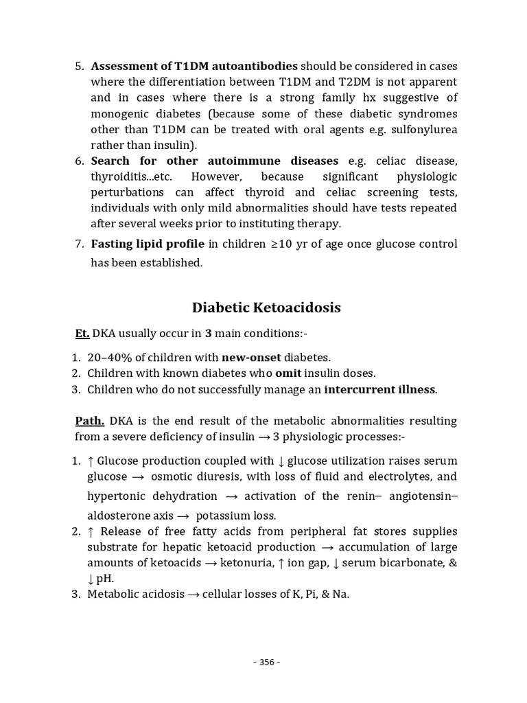 Assessment of T1DM Autoantibodies: Diabetic Ketoacidosis | PDF