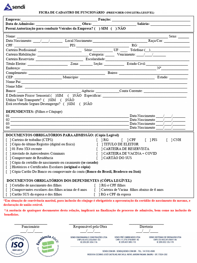 Ficha de Cadastro Rel Docs 2023(2)(1) (1) | PDF