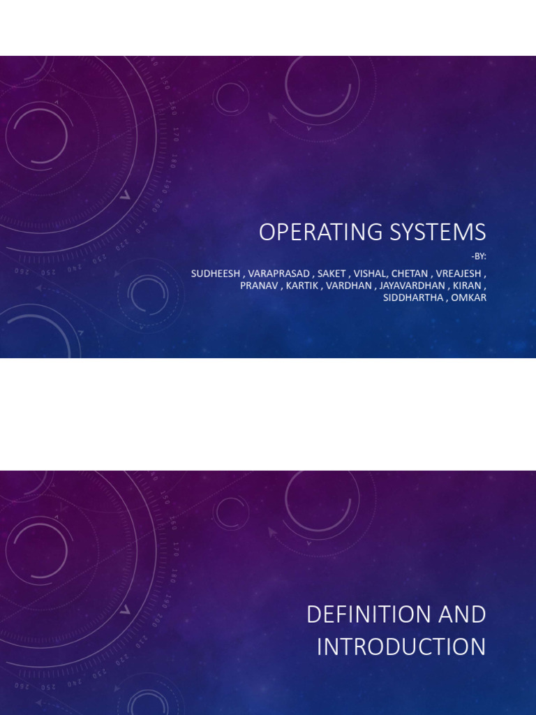 Operating Systems | PDF