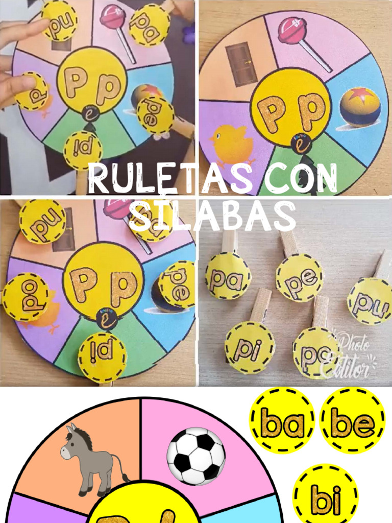 Juego Ruleta de Silabas | PDF