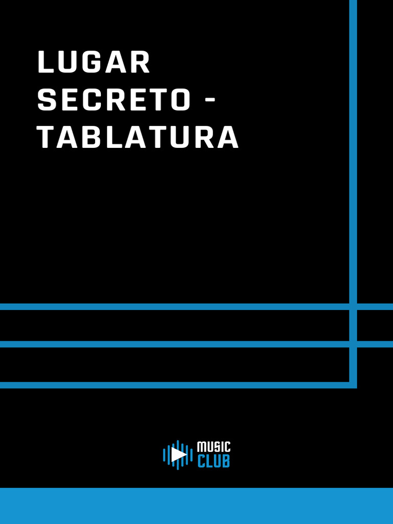 Lugar Secreto Tablatura | PDF