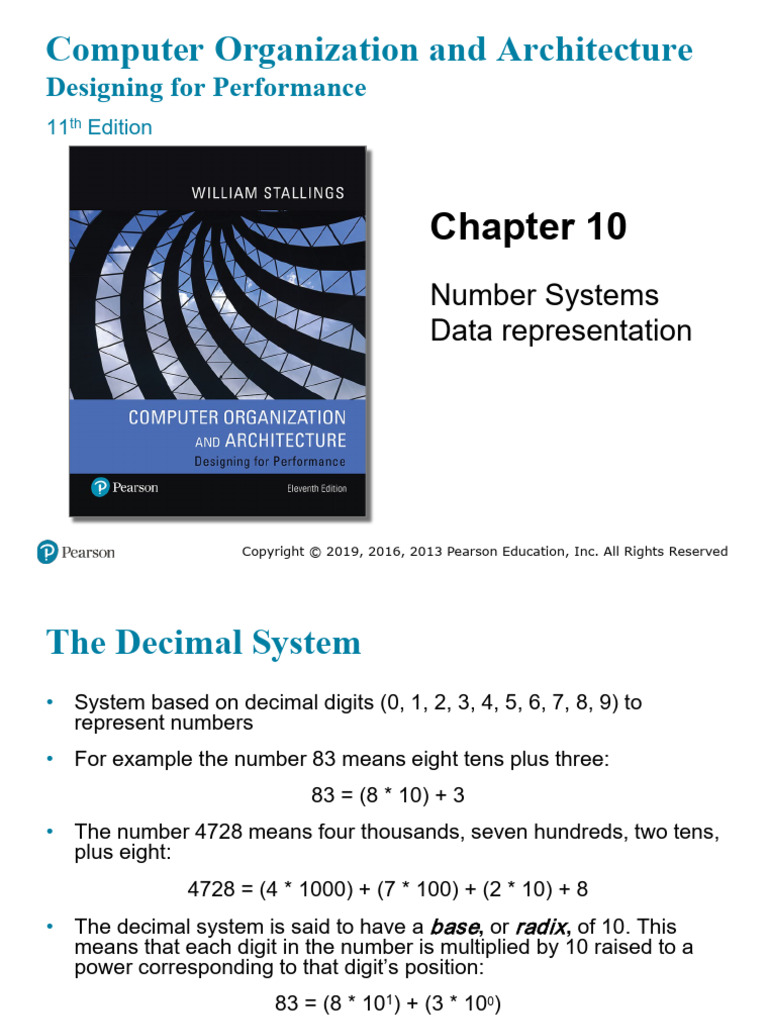 3 - CH10 - Number Systems Data Representation | PDF