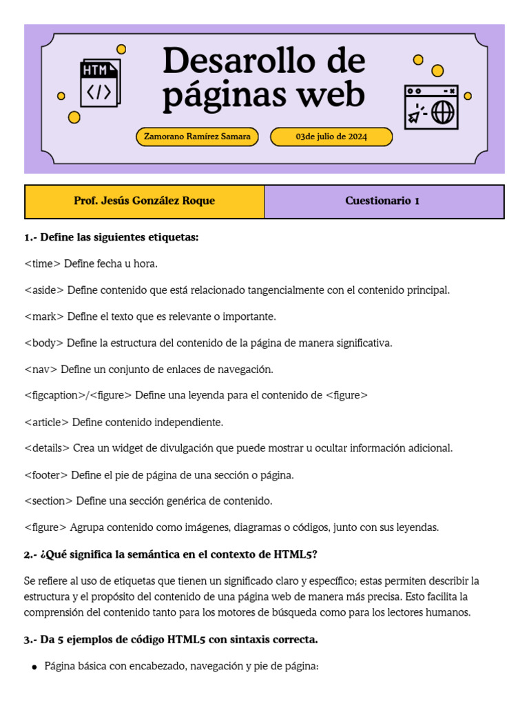 HTML INICIO | PDF