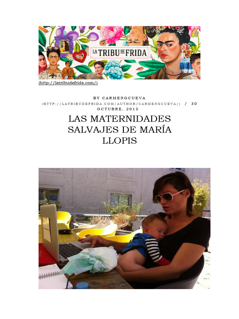 Las Maternidades Salvajes de Maria Llopis - La Tribu de Frida | PDF