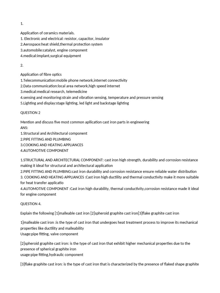 Engineering Materials Practice | PDF