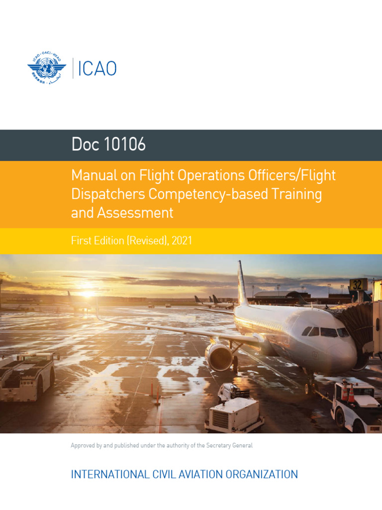 Manual On Flight Operations Officers/Flight Dispatchers Competency ...