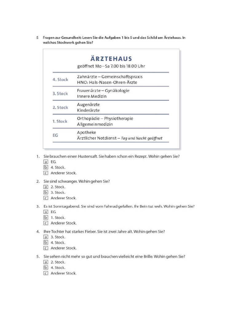 Lesen A2 (Telc) 3 | PDF