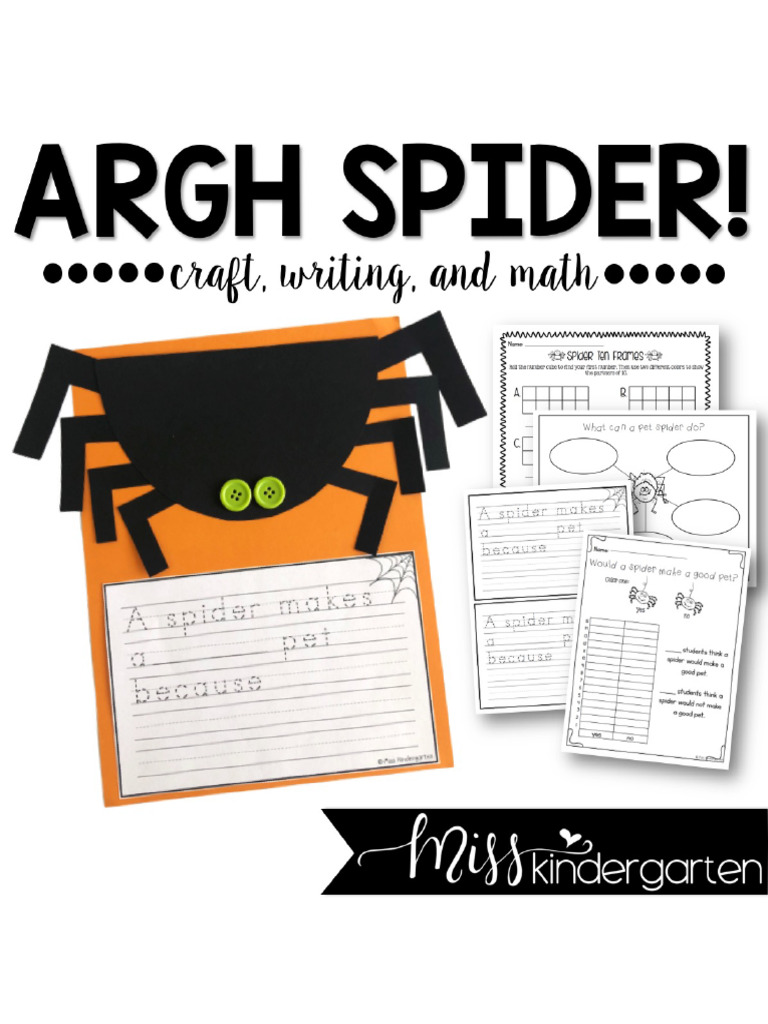 Free Spider Craftand Activities | PDF