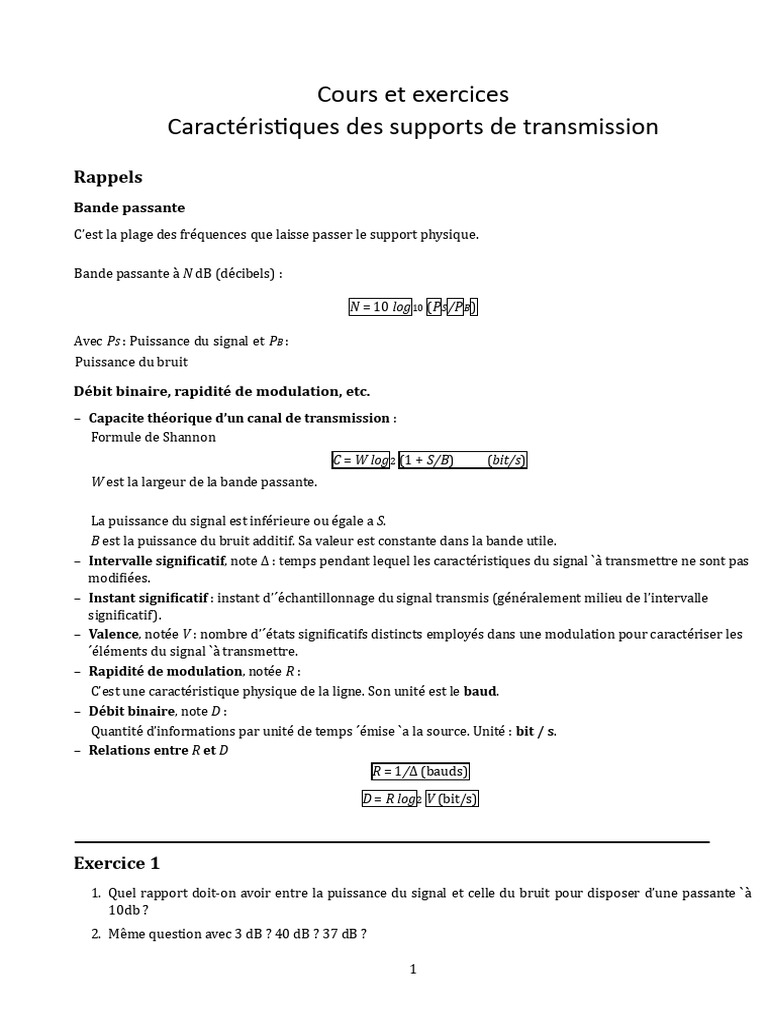Cours 4 | PDF