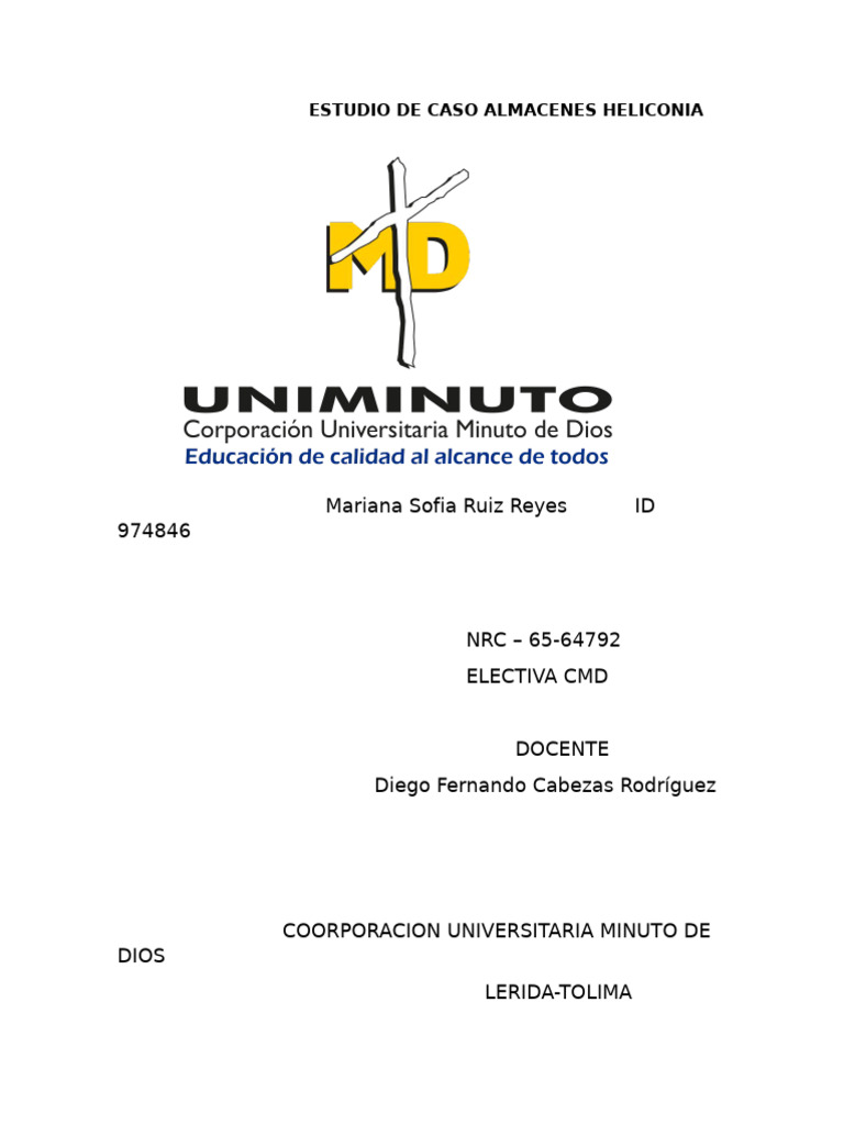 U1 Electiva CMD | PDF
