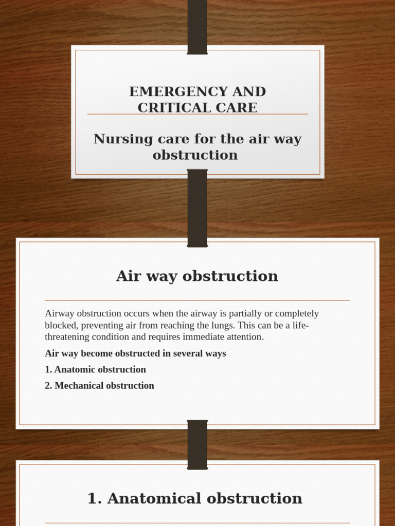 Airway Obstruction | PDF